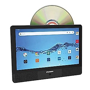 Sylvania 10.1" Quad Core Tablet/Portable DVD Player Combo, 1GB/16GB, Android, SLTDVD1024 (Renewed)