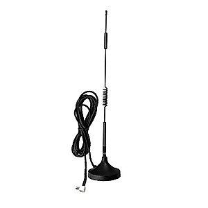 TS9 Antenna 7DBi 4G LTE CPRS GSM 3G 2.4G WCDMA Omni Directional Antenna with Magnetic Stand Base 10ft Extension Cable for WiFi Router Mobile Broadband Outdoor Signal Booster