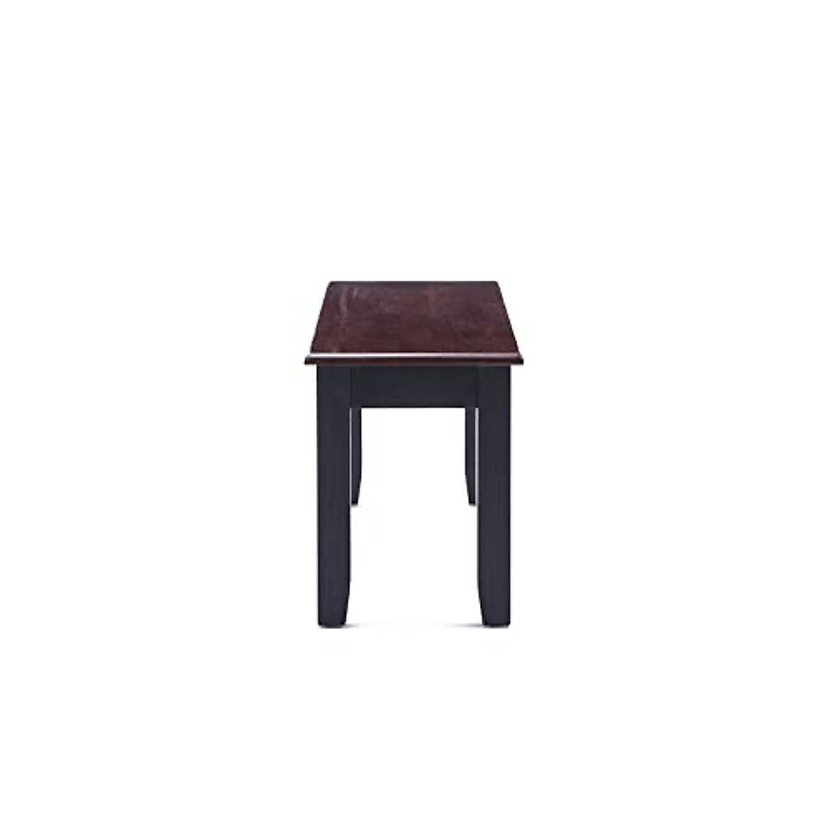 Boraam Bloomington Bench, Black/Cherry