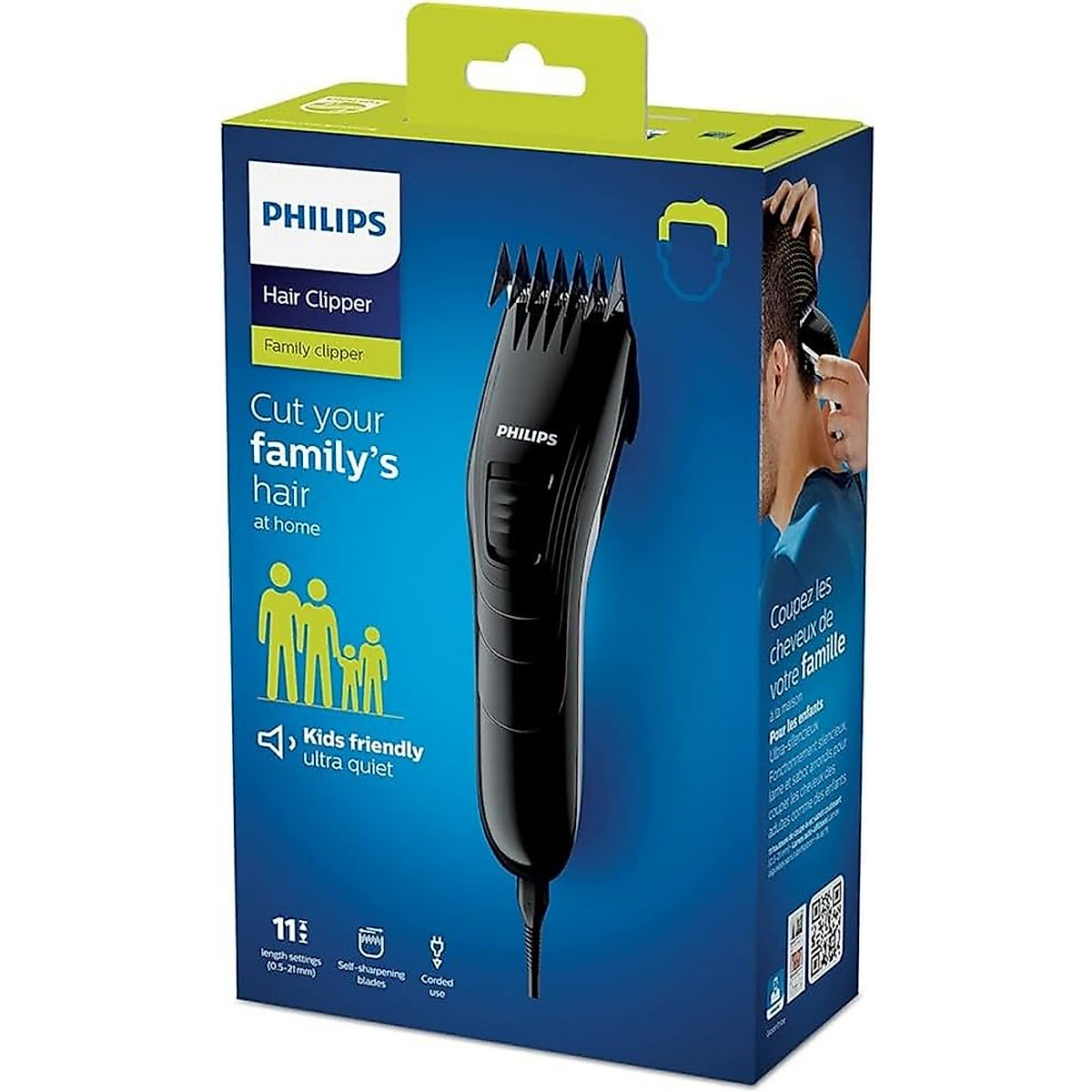Philips Qc5115/15 Cortapelos Con Peine-guía Ajustable Negro