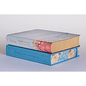 Tyndale NLT Inspire Bible (Large Print, Hardcover, Tranquil Blue): Journaling and Coloring Bible – Over 400 Scripture Illustrations to Color, Creative Bible Journal That Inspires a Connection with God