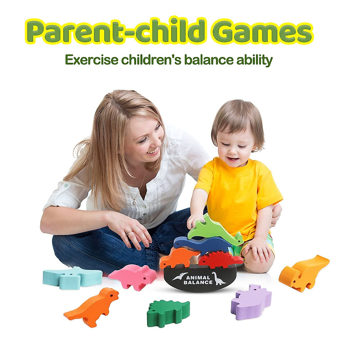 NAODONGLI Wooden Stacking Toys for Kids