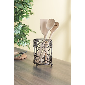 Home Basics Scroll Collection Cutlery Holder