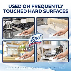 Lysol Disinfecting Wipes, Crisp Linen, 80ct,Packaging May Vary