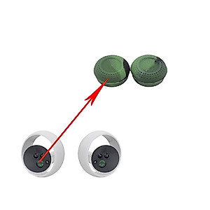 OculusQuest 2 Handle Rocker Cap Controller Silicon Shell Silicone Non-Slip (Black)