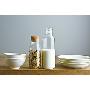 KINTO 27683 BOTTLIT Carafe, 3.3 fl oz (1 L), Microwave and Dishwasher Safe, Heat Resistant Glass