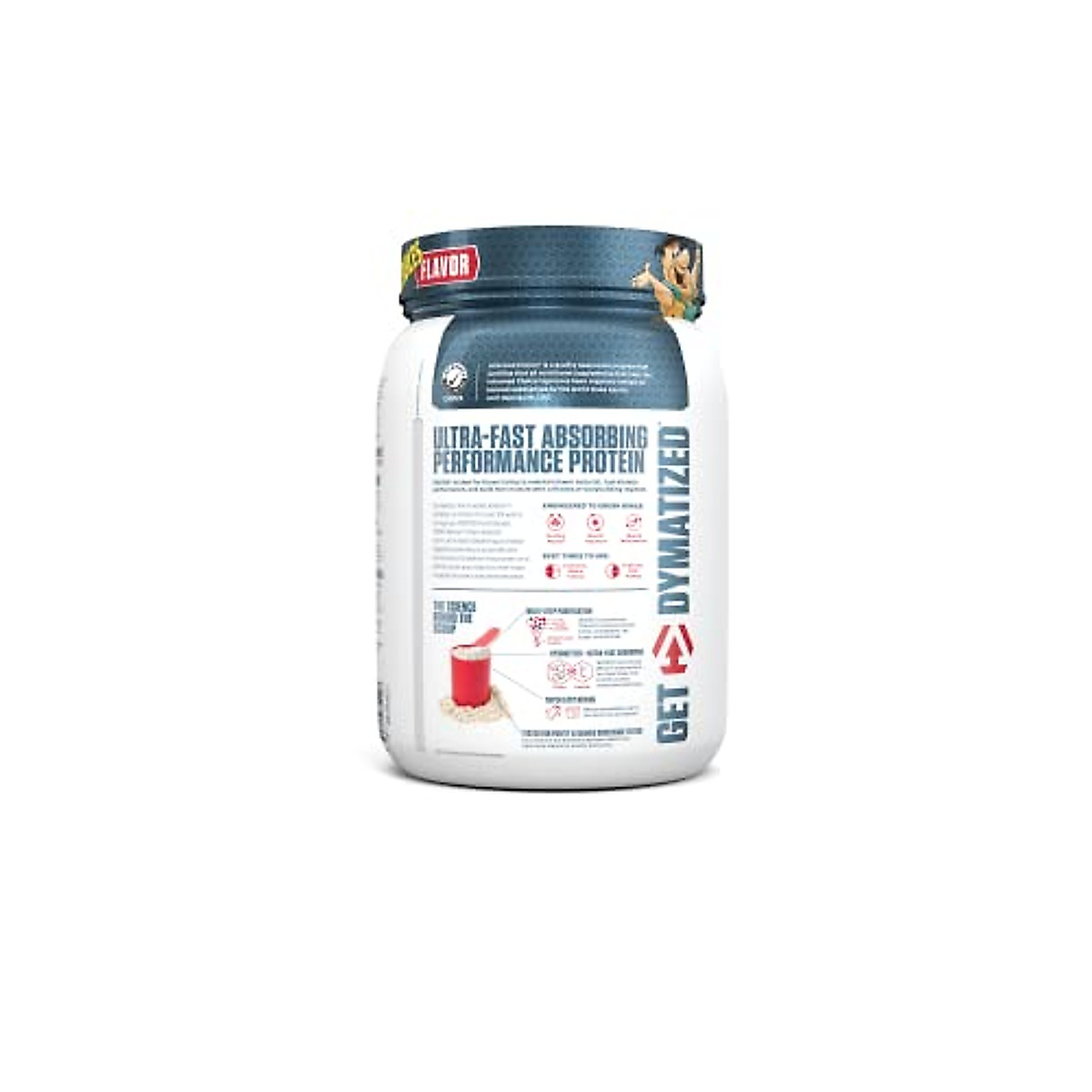 Dymatize ISO100 Hydrolyzed Protein Powder, 100% Whey Isolate, 25g of Protein, 5.5g BCAAs, Gluten Free, Fast Absorbing, Easy Digesting, Fruity Pebbles, 20 Servings