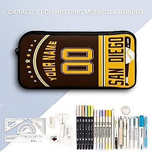 Rixeucey Custom San Diego Backpack 3pcs Bag Set Laptop Bag Lunch Bag Personalized Name Number Gifts for Boy Men Women