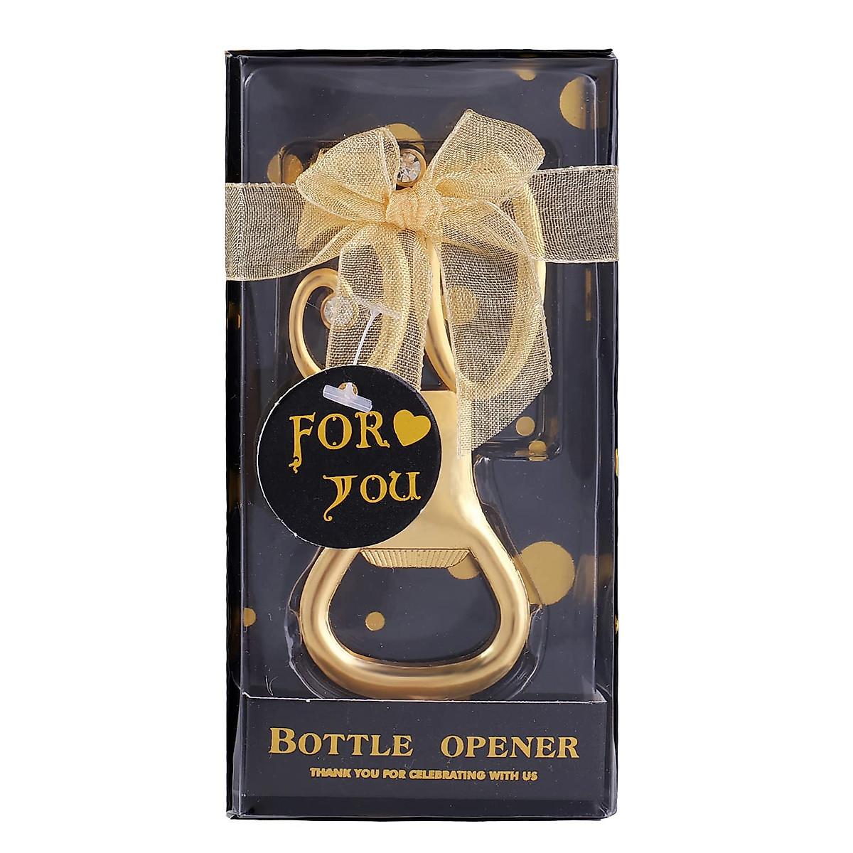 N&B 36pack 50th Birthday Beer Bottle Opener for 50th Birthday Party Favors 50th Wedding Anniversaries Souvenirs Favors Gifts Decorations (36)