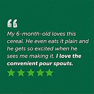 Beech-Nut Organic Oatmeal Baby Cereal Canister, 8 Ounce