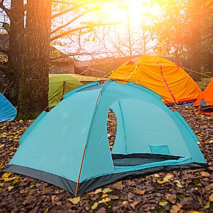 2pcs Aluminum Alloy Tent Pole Support Replacement Accessory for Camping Hiking, 142 inch/pc (1)