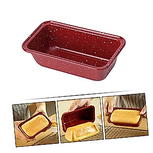 KICHOUSE Loaf Pan Nonstick Tools Bakeware Pans Stick Baking Oven Supply Accessory Inch Mini Pan Mold Toasting for Bakery Steel Non Loafs Home Wear- Reusable Molds Pullman Bread Pan