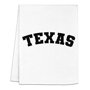 Moonlight Makers, Texas, Flour Sack Kitchen Towel, Sweet Housewarming Gift, Original Dish Towel, US States, USA, Farmhouse Kitchen Décor, White