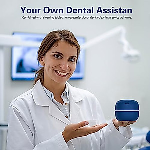 Voraiya® Dental Ultrasonic Denture Cleaner with Heating,42kHz Ultrasonic Cleaner Machine,for Dentures Jewelry Retainer Aligner Mouth Guard Toothbrush Head,Dental Pod,5/10 Min Two Heat Cleaning Modes