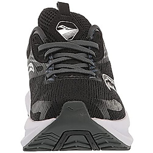 Saucony Women's AXON 2 Running Shoe, Black/White, 7.5