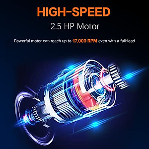 NUWAVE Infinity Moxie 64oz Blender – Professional Grade, Self-Cleaning - 6 presets & 10 Speed Settings for Shakes, Smoothies, Nut Butters, Crushed Ice & More – Comes w/Plunger & Scraper