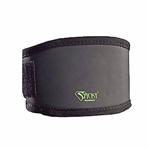 Sticky Holsters AnkleBiter Wrap Leg Rig Ankle Holster with Strap Accessory - for Concealed Carry Leg, Thigh, Ankle Gun Case Holder for Men and Women; Black