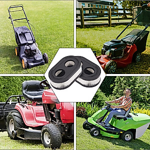 593260 Air Filter 593260 798452 334404 Air Cleaner Cartridge Filter, Lawn Mower Air Cleaner Replacement Filters for 4247 5432 5432k 09P00 09P702 550E 500EX 550EX 625 575EX Series Engine (2 Pack)