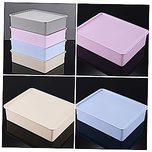 Cabilock Desk Divider 1PC Box storage box with lid cabinet drawer desk drawer storage plastic drawers underwear drawer dividers Socks Storage Organizer storage cubes with lid Bra Organizer