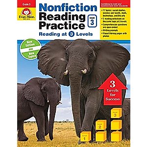 Evan-Moor Non-Fiction Reading Practice, Grade 3