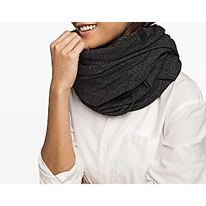 LULULEMON Vinyasa Scarf (Heathered Herringbone Heathered Black Black, One Size)