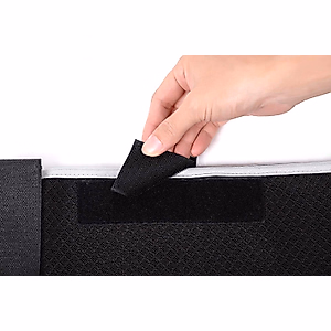 Solmyr Arm Sling for Broken Fractured Bones Elbow Wrist, Adjustable Shoulder Immobilizer & Rotator Cuff Support Brace, Split Strap and Waistband, Universal for Left and Right Arms, Men and Women(L)