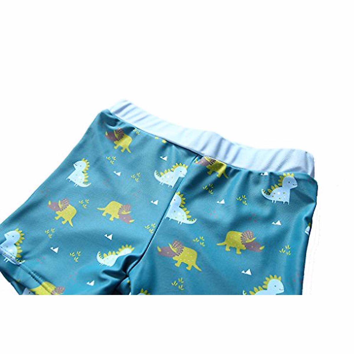 Baby Toddler Boys Two Pieces Swimsuit Set Swimwear Dinosaur Bathing Suit Rash Guards with Hat UPF 50+ (Navy, 9-18 Months(Height:29"-33"/73-85cm))