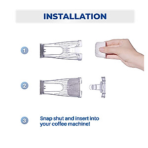 K&J Replacement Keurig Starter Kit for K200, K250, K35, and K-compact Brewers- Includes Rear Reservoir Filter Holder And 6-pack of Keurig 2.0 Compatible Water Filters