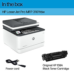 HP Laserjet Pro MFP 3101fdw Wireless Black & White Printer with Fax