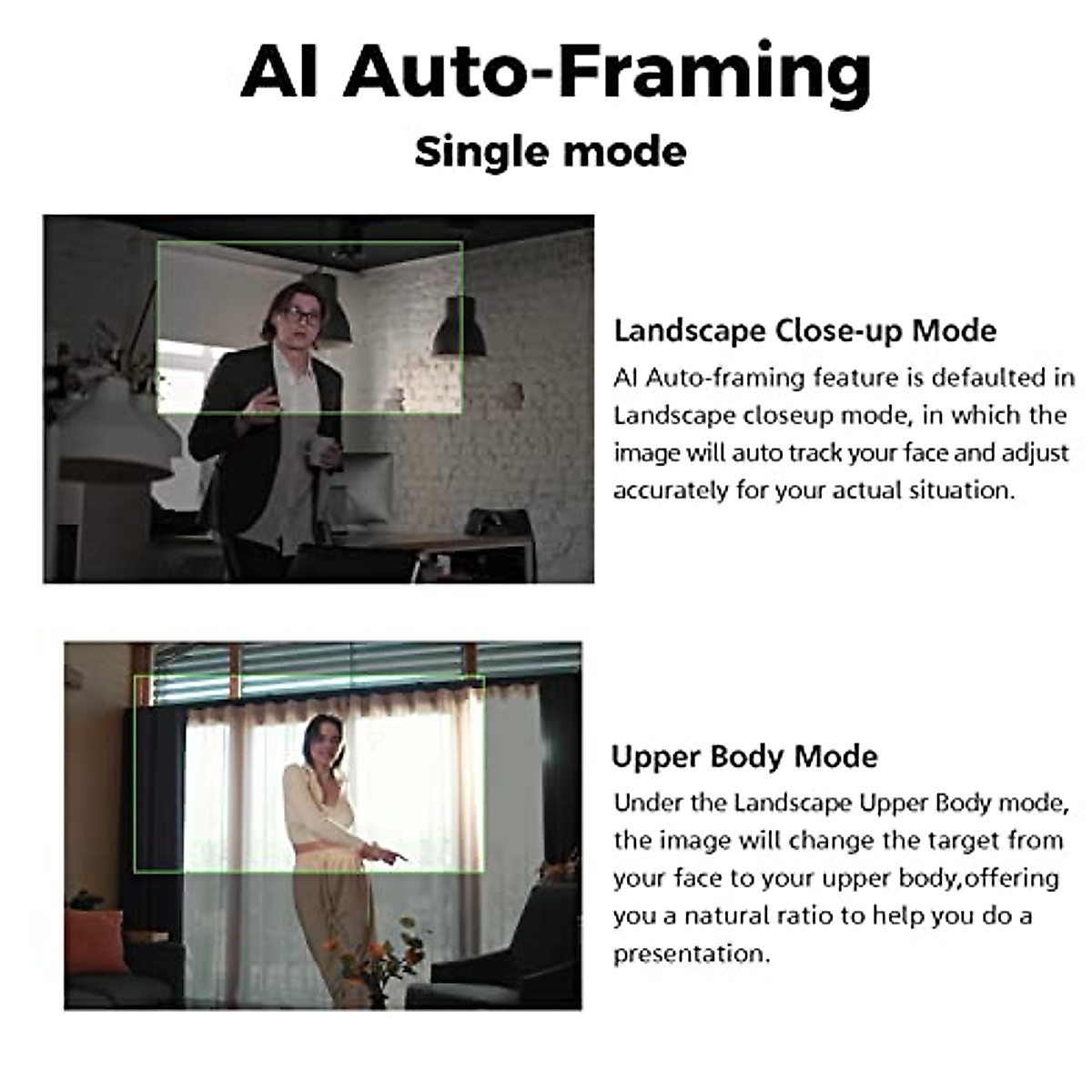 OBSBOT Meet Webcam 1080P Ultra HD AI-Powered Webcam 1080P Video Conference Camera with AI Auto Framing Auto-Focus HDR & 2X Digital Zoom