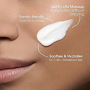 Yes To Cucumbers Daily Gentle Milk Cleanser, Soothing Face Wash That Won't Strip Your Skin & Holds Moisture, With Cucumber Extract, Soy Proteins & Green Tea, Natural, Vegan & Cruelty Free, 6 Fl Oz