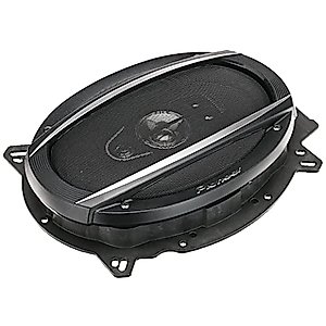 Pioneer TS-A6970F, 4-Way Car Audio Speakers, Full Range, Clear Sound Quality, Easy Installation and Enhanced Bass Response, 6” x 9” speakers