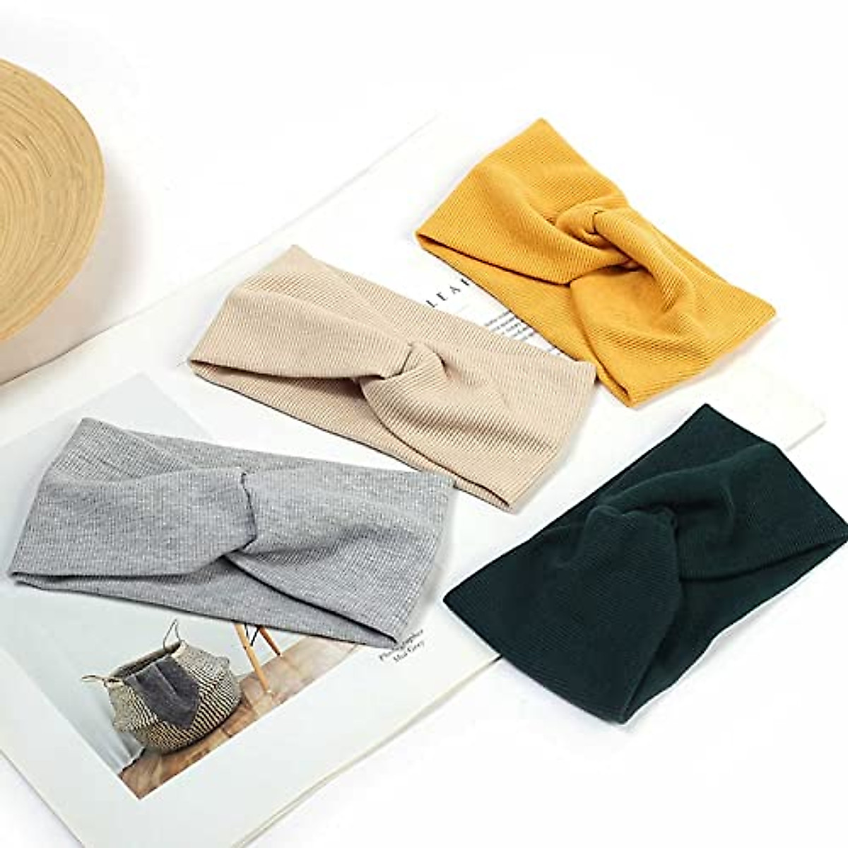 DGQPLPD Women's New Hair Band Knitted Thread Hair Band Yoga Headband Sports Headband Men