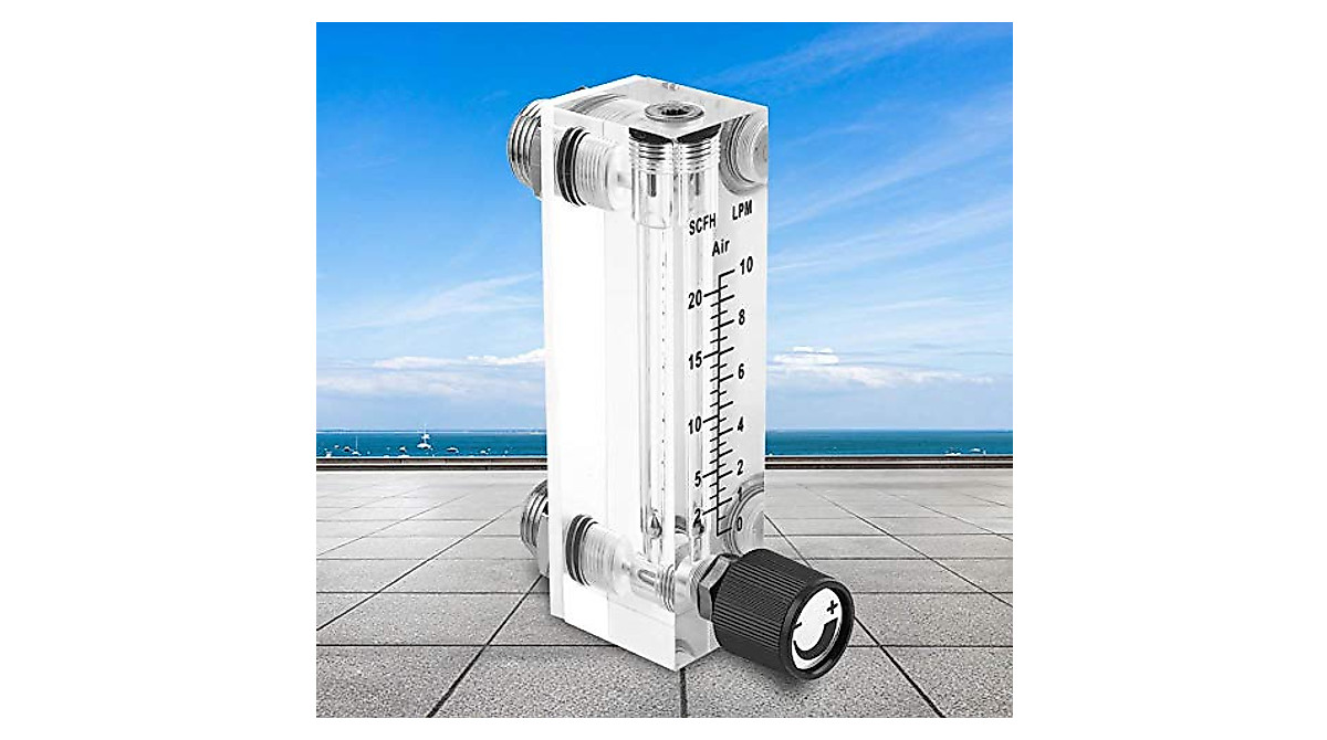 LZM-6T Gas Flowmeter: Adjustable Panel Type for Oxygen, Air