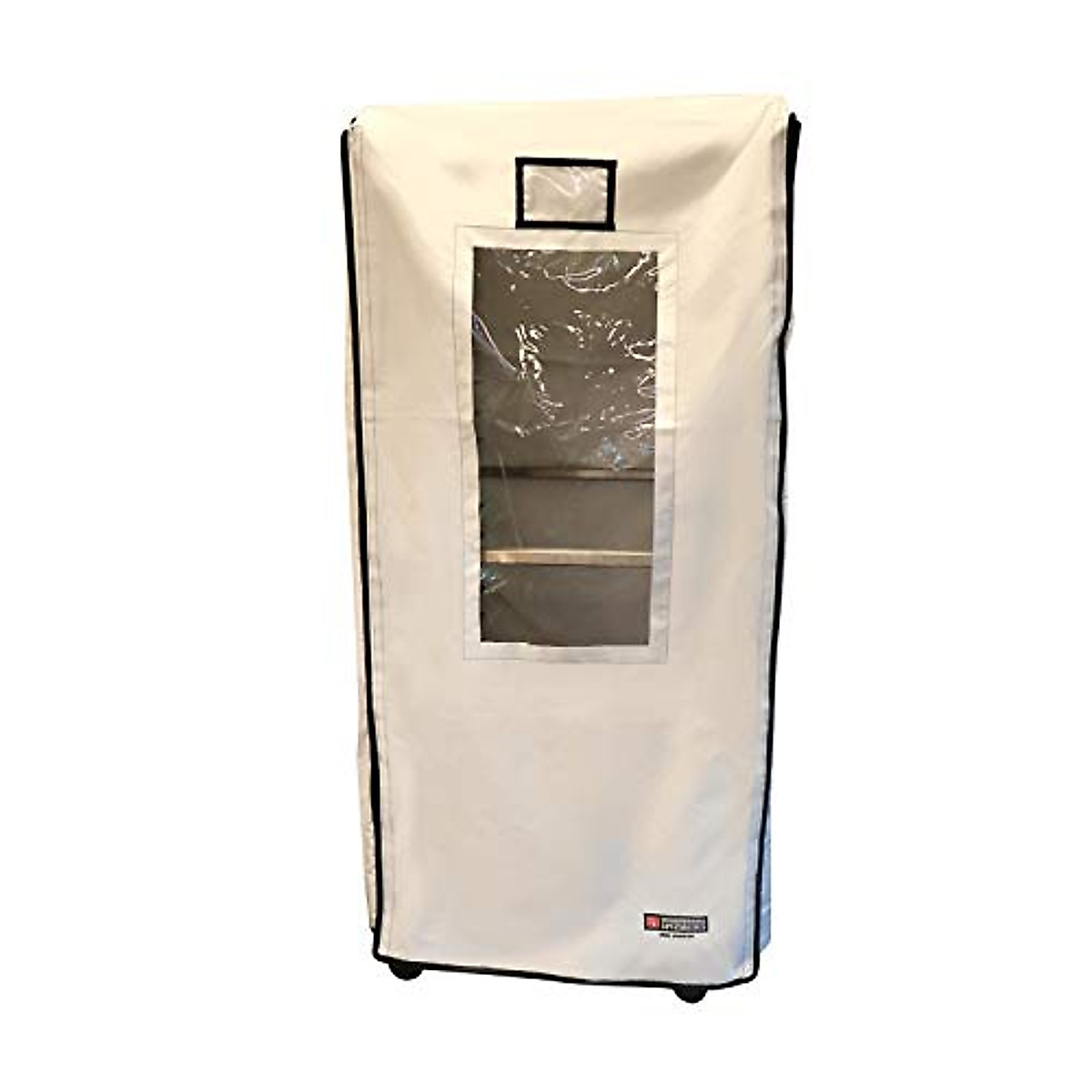 SHOPCraft Heavy Duty Bakery Double Rack Covers, Commercial Standard Rack Cover with Zipper or Velro Closure (Zipper)