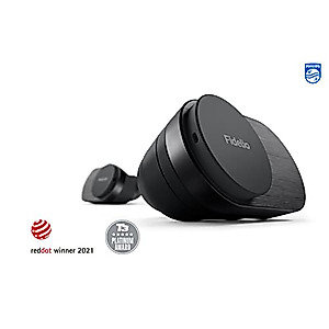 Philips Fidelio T1 True Wireless Headphones with Active Noise Canceling Pro+, Audiophile Quality, Black