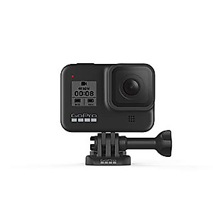 GoPro HERO8 Black - Waterproof Action Camera with Touch Screen 4K Ultra HD Video 12MP Photos 1080p Live Streaming Stabilization (International Model)