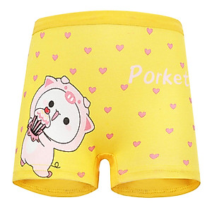 JackLoveBriefs Girls Underwear with 12 Packs Toddler Panties for Girls Blue(7-9T)