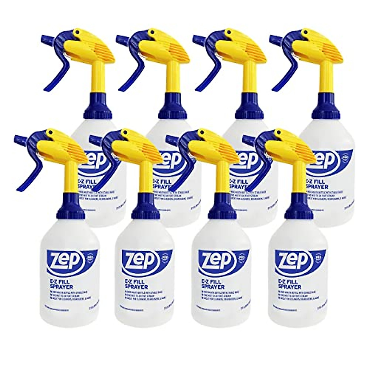 Zep High Output Chemical Pro Sprayer 32 Ounce (Case of 8) - Wide Mouth for Easy Pouring