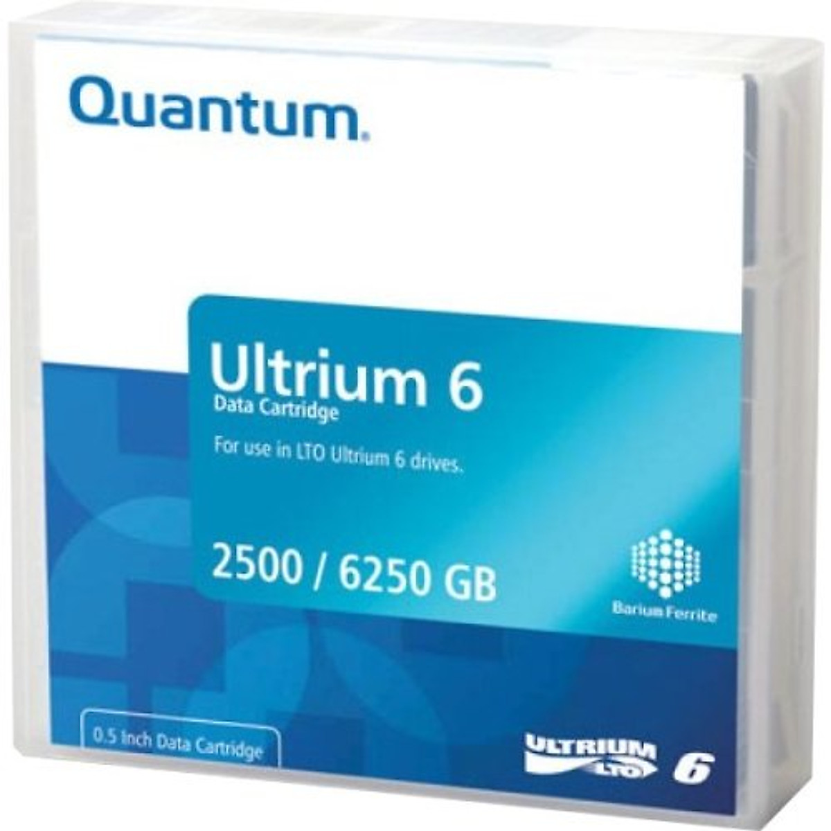 Quantum Corporation - Quantum Mr-L6mqn-01 Lto Ultrium 6 Data Cartridge - Lto-6 - 2.50 Tb (Native) / 6.25 Tb (Compressed) - 2775.59 Ft Tape Length "Product Category: Storage Media/Tape Media"