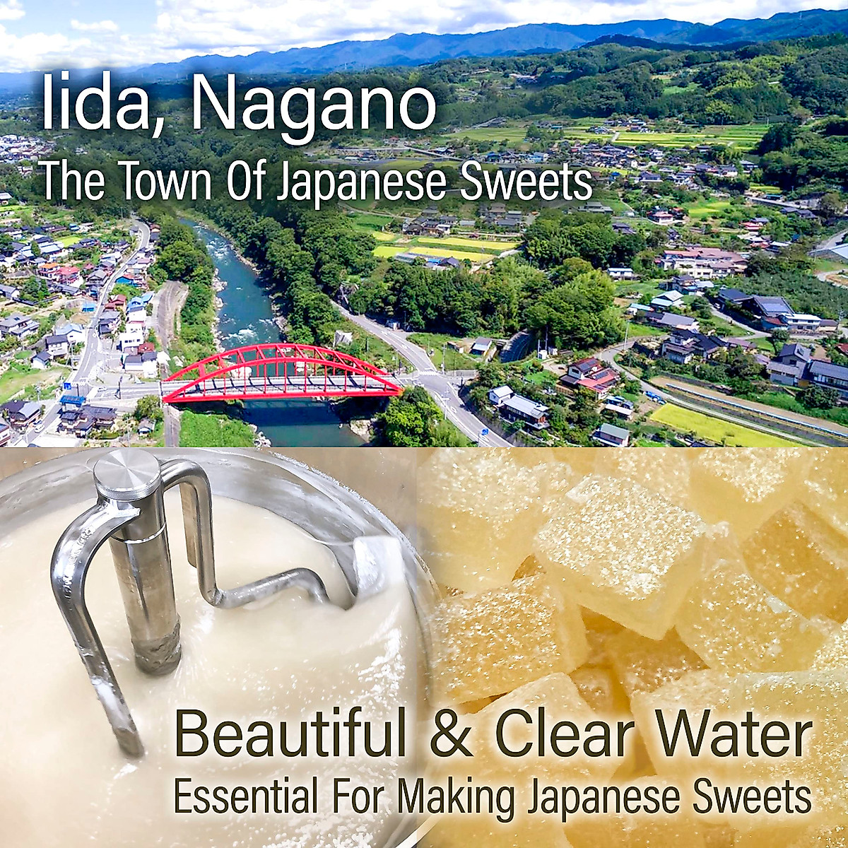 YAMASAN KYOTO UJI Yuzu Mochi Candy - Yuzu Citrus Japanese Candy - Japanese Sweets with Aromatic Flavor of Kito Yuzu and Plant-Based Kanten Agar(300g)