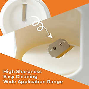 ZHANG XIAO QUAN SINCE 1628 Hand-cranked Shaver Ice and Snow Cone Machine, Manual Shaved Ice Machine Household Protable Small Slushie Machine - BPA Free