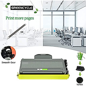 greencycle 4 Pack TN360 Toner Cartridges and 1 Pack DR360 Drum Unit Set Compatible for Brother MFC-7340/7440/7840 Series Printer