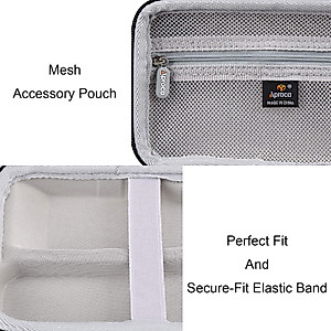 Aproca Hard Storage Portable Case, for Andis 74150 GTX-EXO / 74055/74000 Professional Cord/Cordless Lithium-ion Electric Beard & Hair Trimmer