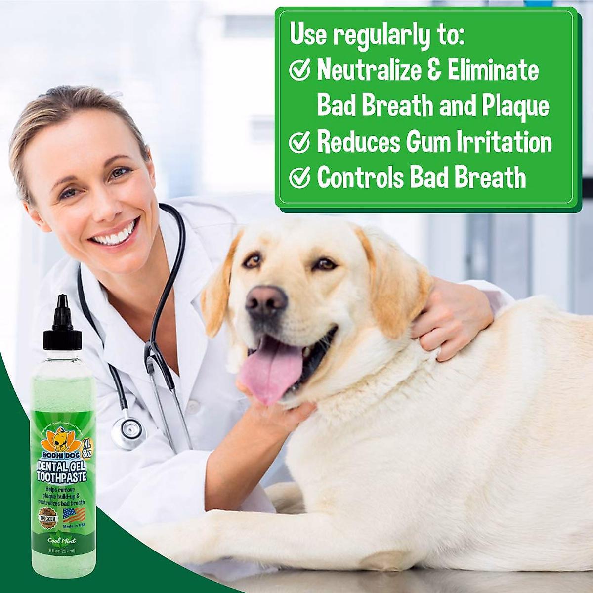 Bodhi Dog 50 Pack Dual Headed Long Toothbrushes + Dental Gel Toothpaste Bundle