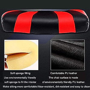 RILOOP Office Chair Chair Ergonomic, Computer Chair Adjustable Seat Height with Back Support and Arms, Desk Chair Comfy, Study Chair for Home, Office and Executive/Black Orange