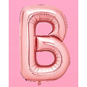 xo, Fetti Rose Gold Jumbo BRIDE Balloons - 40 inch, XL | Bachelorette Party Decorations, Wedding Party, Engagement Party, Bridal Photo Booth