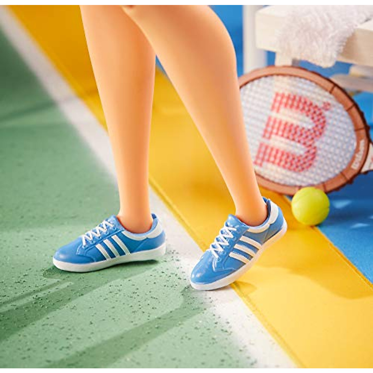 Barbie Inspiring Women Series Billie Jean King Collectible Doll, Approx. 12-in, Wearing Tennis Dress and Accessories, with Doll Stand and Certificate of Authenticity