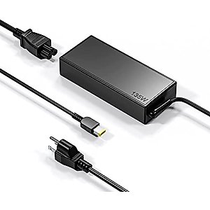 135W Laptop Charger for Lenovo Thinkpad x1 Extreme 135W AC Adapter Slim Tip 4X20E50558, Ideapad Gaming L340 3-15 Laptop