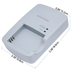 CB-2LY CB-2LYE Quick Battery Charger Compatible with Canon: for NB-6L NB-6LH Battery PowerShot D10 D20 D30 S90 S95 S120 S200 SD770 is SD980 is SD1200 is SD1300 is SD3500 is SD4000 is Elph 500 HS